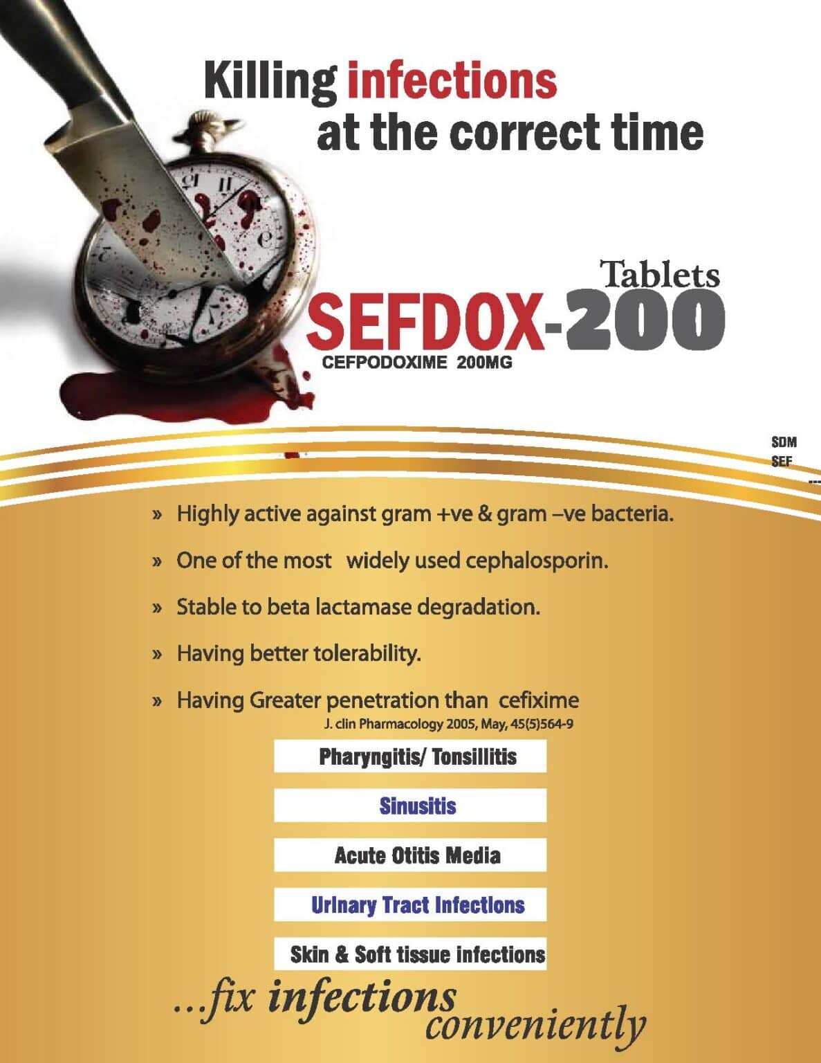 Cefpodoxime 200mg Tablets Manufacturer