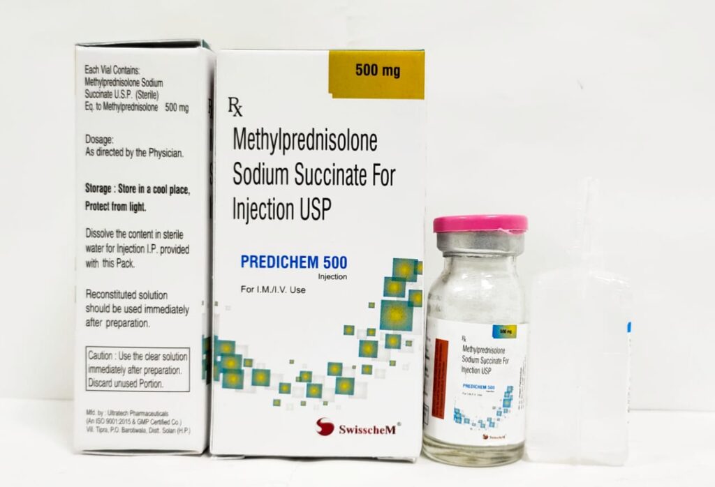 Methylprednisolone 500mg Sodium Succinate U.S.P Injection Manufacturer
